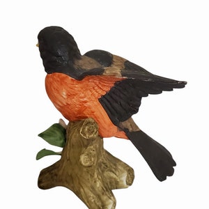 Vintage Lefton Robin Bird Porcelain Figurine - Etsy