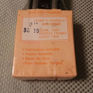 Vintage Frame It Yourself Redi Frame 9" - Etsy