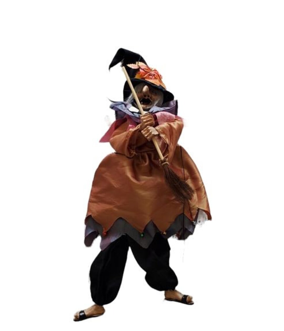 Vintage Marionette String Puppet Animated Witch Halloween Doll Decor - Etsy