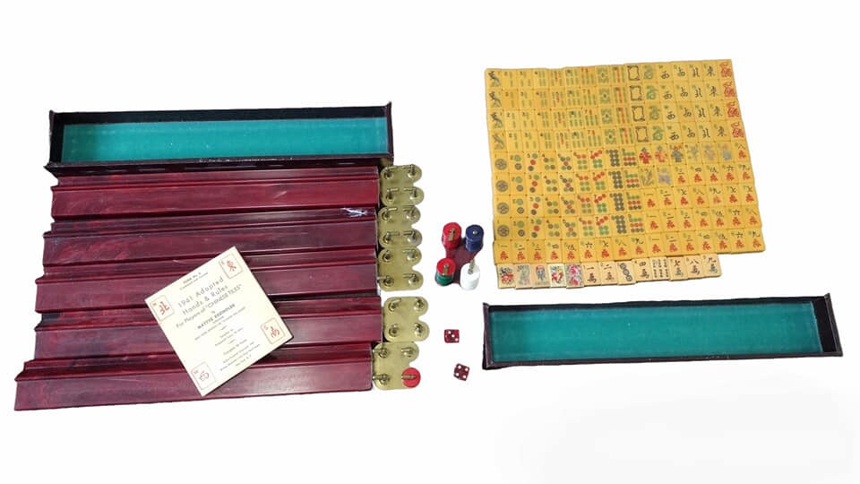 Vintage Mahjong Chinese Tiles Game Family Game Mahjong - Etsy