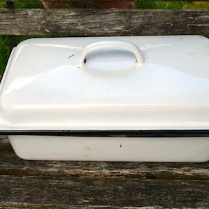 White Enamel Medical Box Enamel Hospital Tray - Etsy