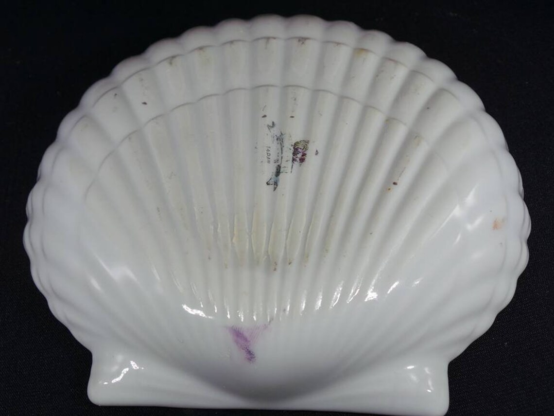 Vintage Saji Japan Fancy China Scallop Shell Fruits Berries - Etsy