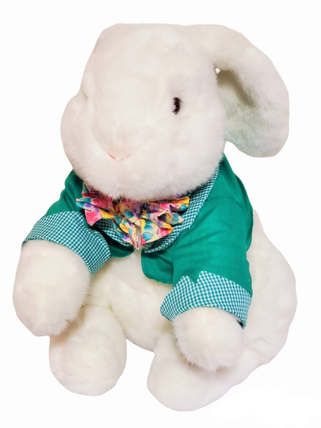 1995 Peter Cottontail White Bunny Rabbit Stuffed Animal Plush Toy ...