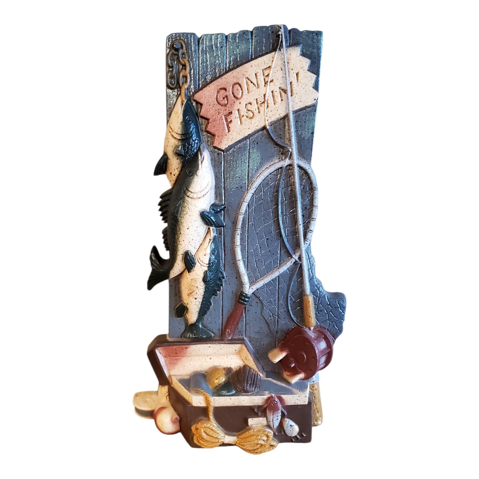 1998 GIA Inc Gone Fishin Bait Home Interior Wall Hanging Plaques - Etsy