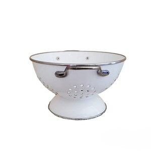 Vintage Metal Colander Kitchen Decor Cottage Farmhouse Style - Etsy