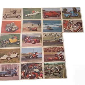 Vintage Hot Rod Magazine Collector's Trading Cards Set of 17 - Etsy