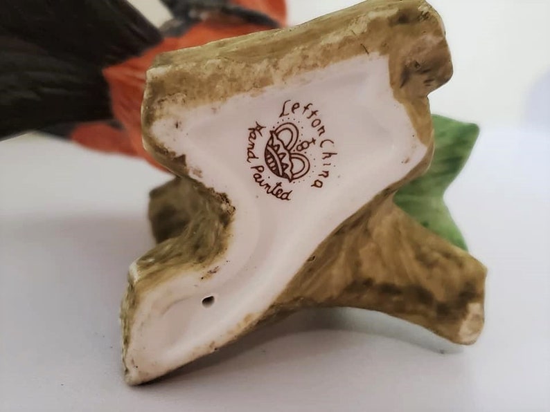 Vintage Lefton Robin Bird Porcelain Figurine - Etsy