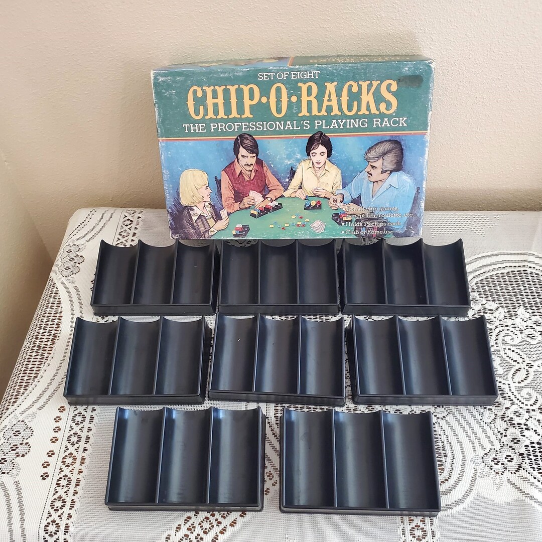 1977 Pacific Game Chip-o-racks Gambling Poker Chips Holder - Etsy