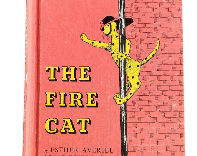 1960 the Fire Cat by Esther Averill Children's Book Hardcover - Etsy