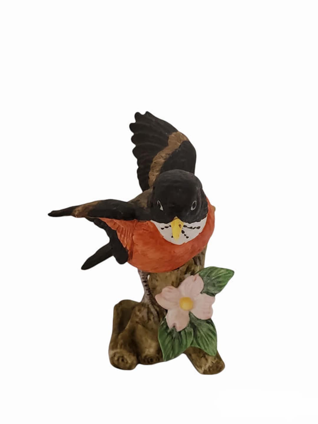 Vintage Lefton Robin Bird Porcelain Figurine - Etsy