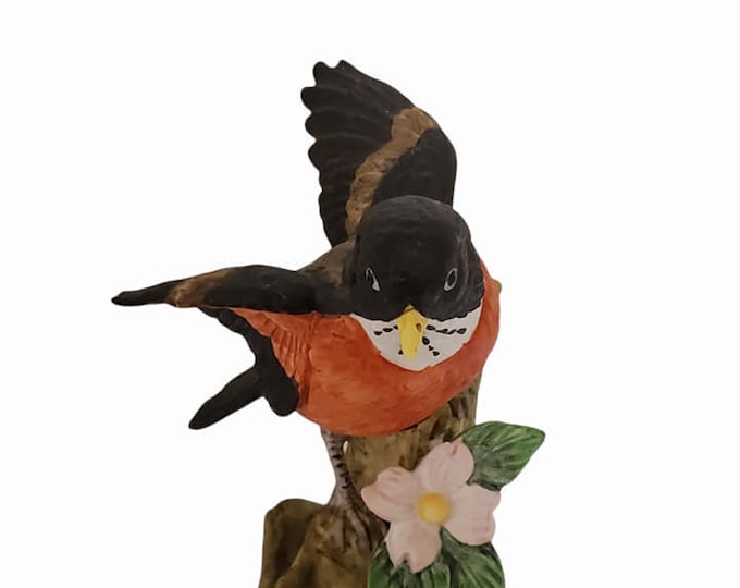 Vintage Lefton Robin Bird Porcelain Figurine - Etsy