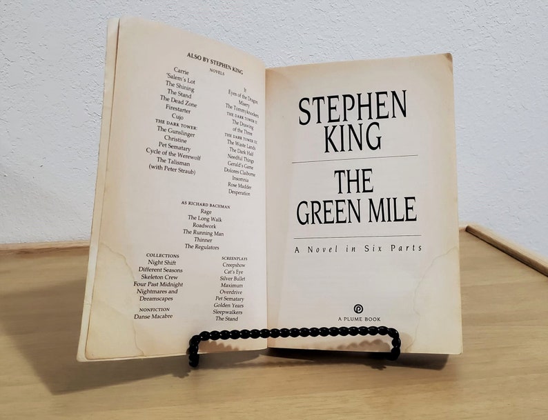 1997 the Green Mile by Stephen King Trade Paperback Book - Etsy