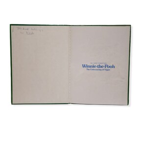 1979 Winnie-the-pooh and the Unbouncing of Tigger Children's Book - Etsy