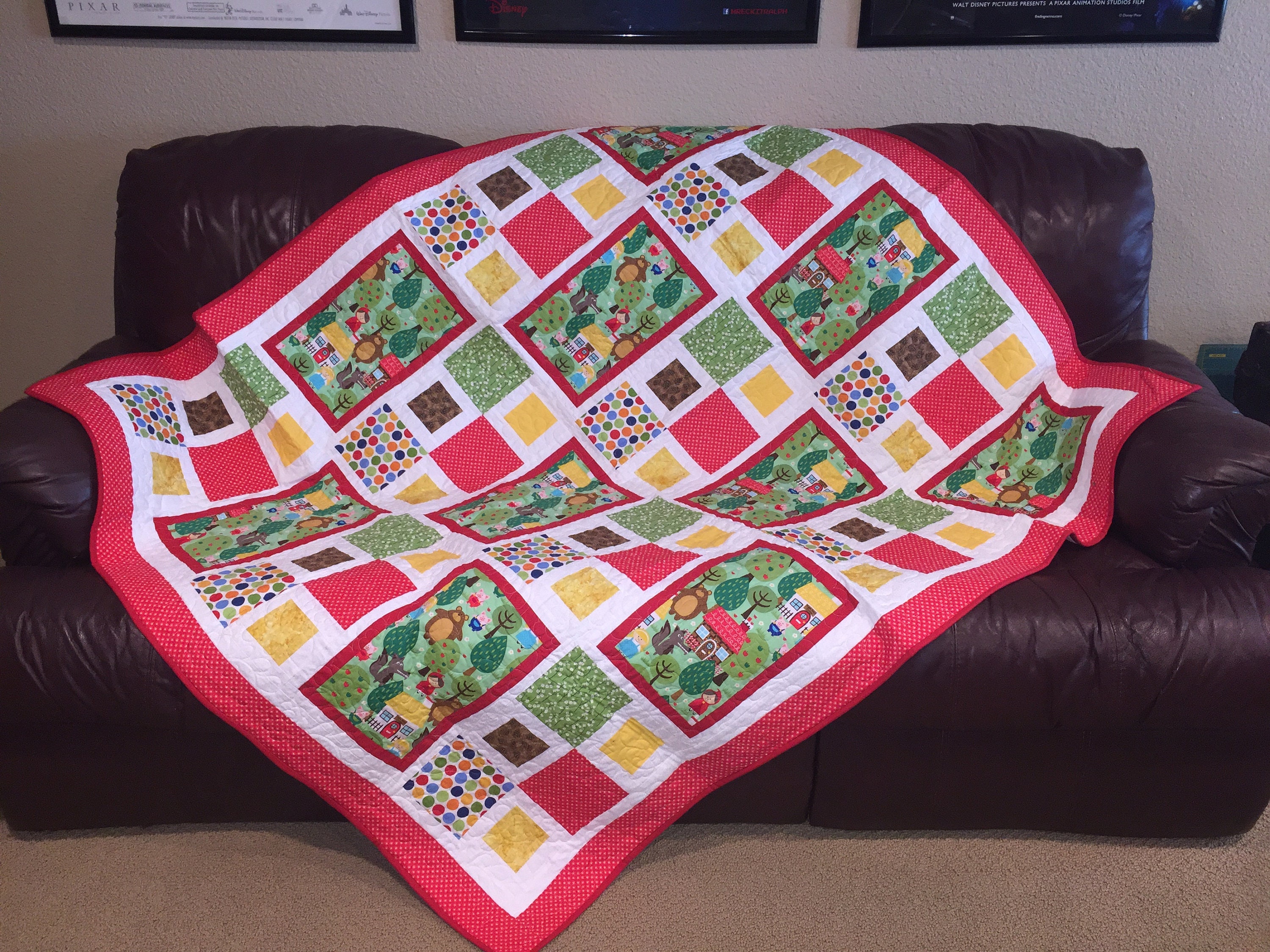 Fairytale Characters Quilt Quilts for Sale, Patchwork Quilt, Custom ...