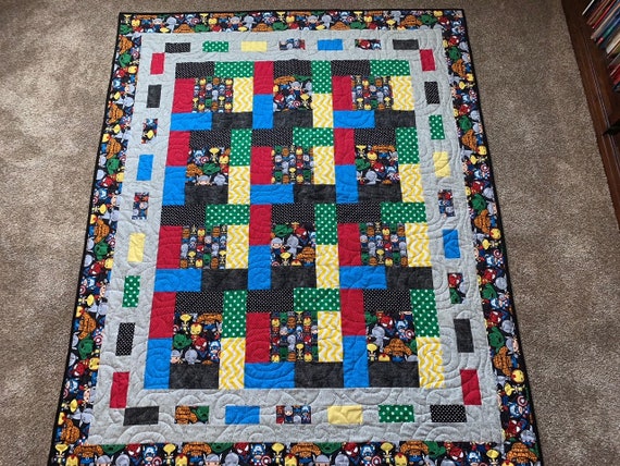Marvel Character Quilt Quilts for Sale Patchwork Quilt - Etsy