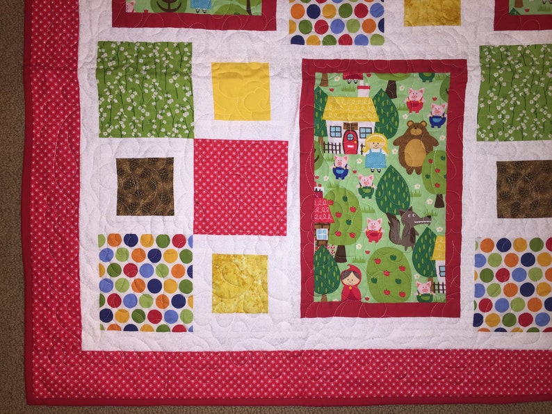 Fairytale Characters Quilt Quilts for Sale, Patchwork Quilt, Custom ...