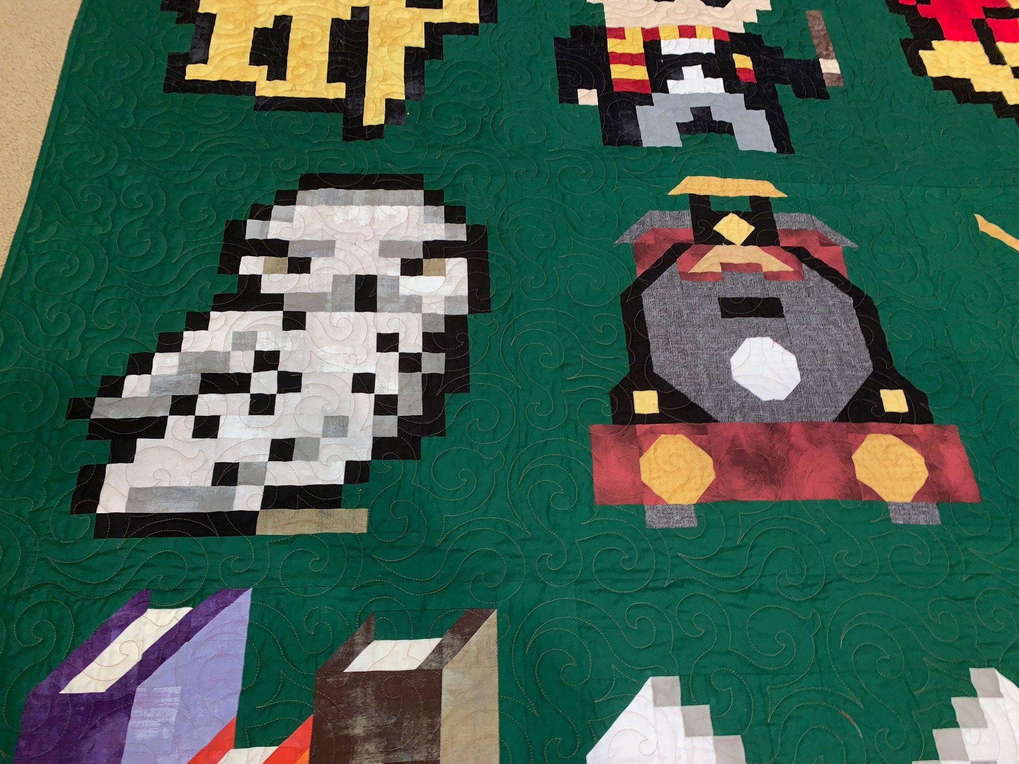 Harry Potter Emblem Quilt - Etsy