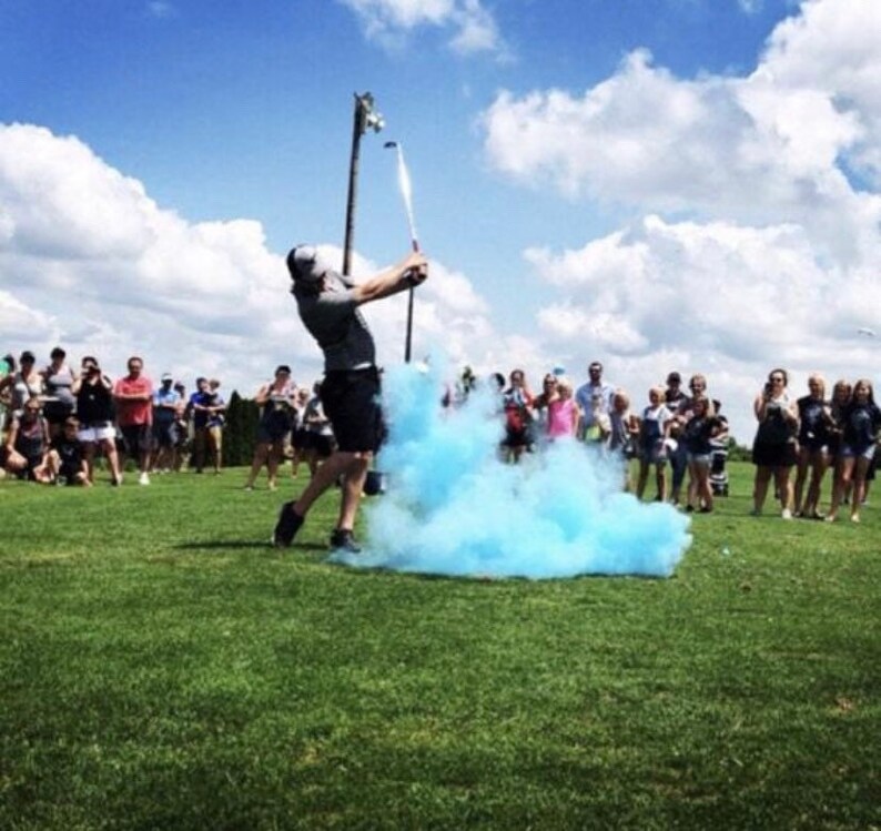Golf Ball Question Mark With Powder And/or Confetti Gender | Etsy