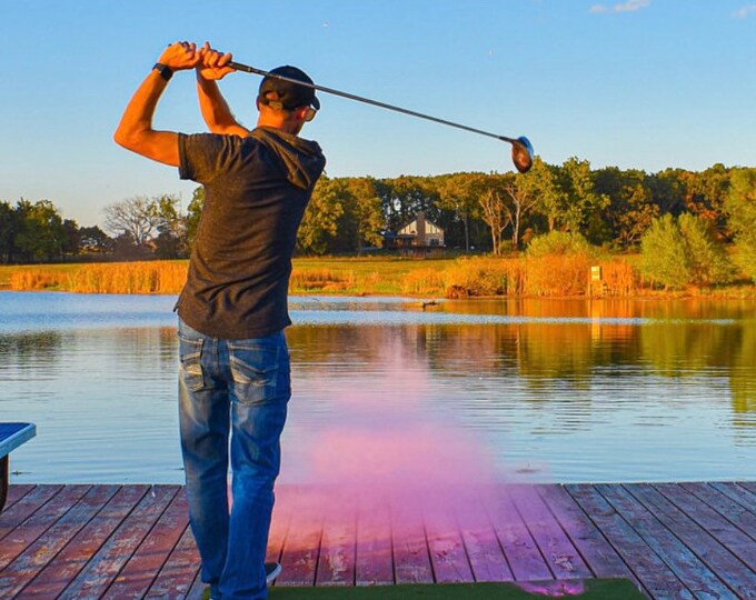 Golf Ball Powder & Confetti Gender Reveal Golf Ball in Pink or Blue ...