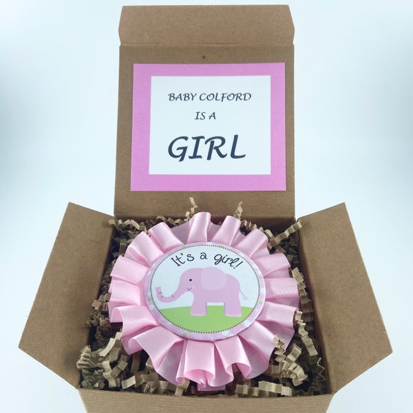 Gender Reveal Box - Etsy