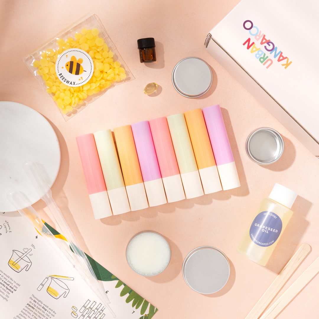 Lip Balm Making Kit Make 10 All Natural Moisturizing Lip Balms With