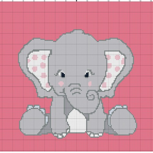Baby Graphgan Pattern Corner to Corner C2C Crochet Baby - Etsy