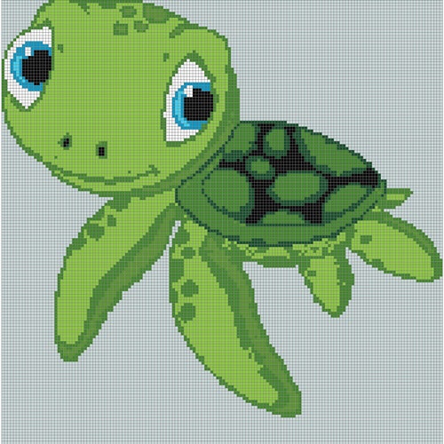 INSTANT DOWNLOAD Sea Turtle Crochet Graph Crochet - Etsy