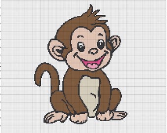 Monkey Graph - Etsy