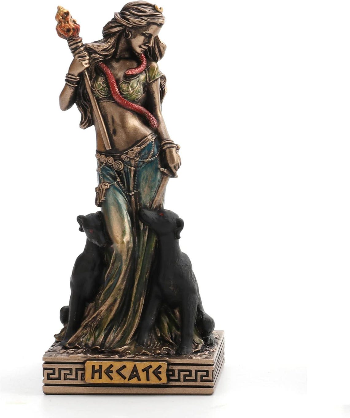 Bronze Finish Goddess Hecate Altar Set With Mini Statue and Candle - Etsy