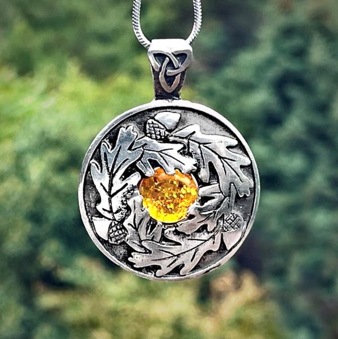 Amber Avalon Blessings Pendant “abundance to This Person” Inscribed 2 ...