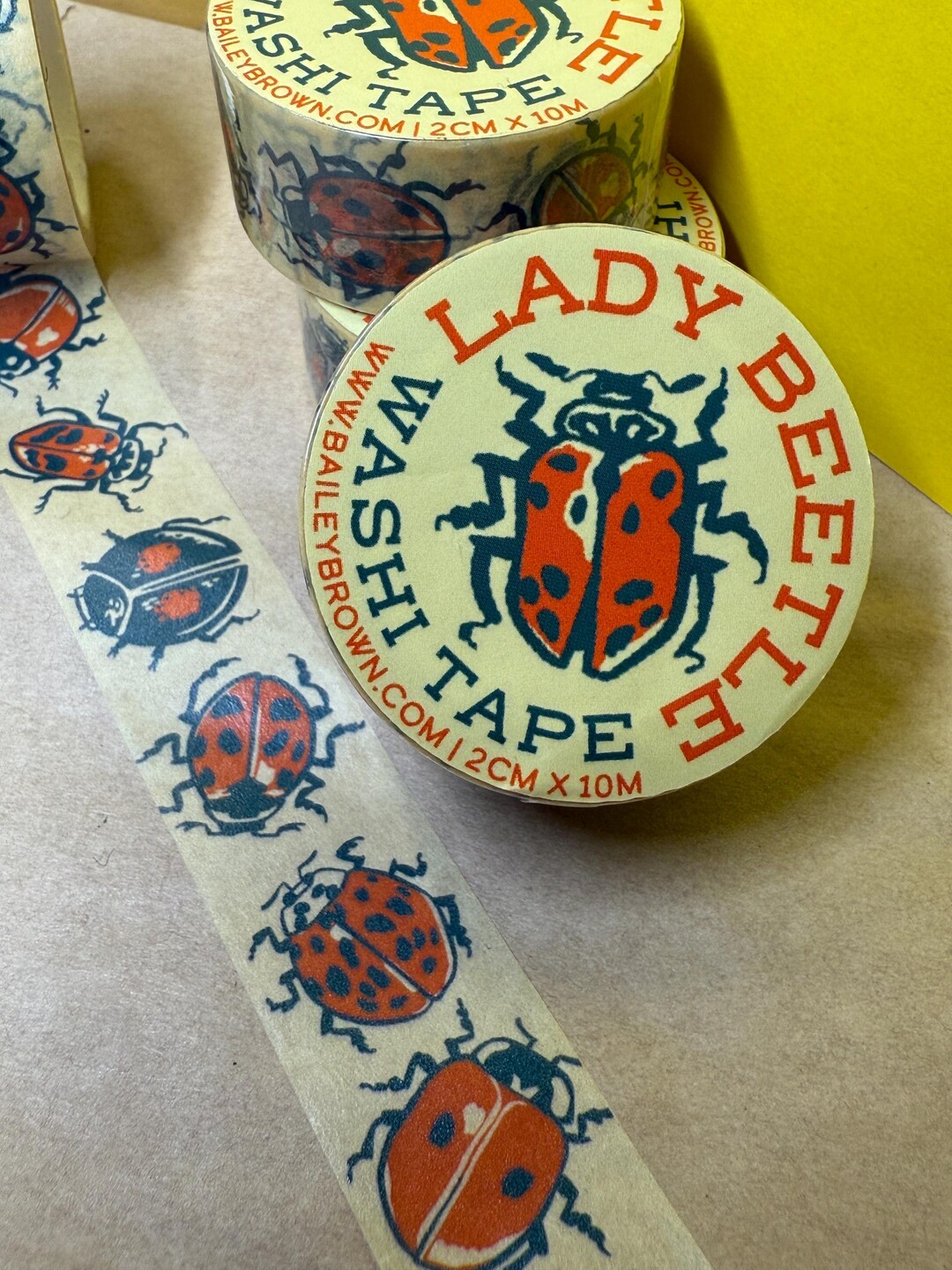 Lady Beetle Washi Tape - Etsy