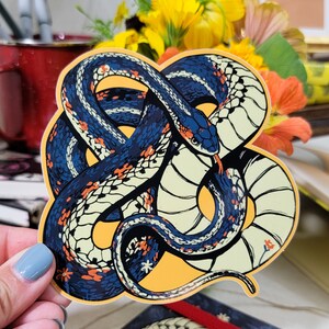 Garter Snake Sticker - Etsy