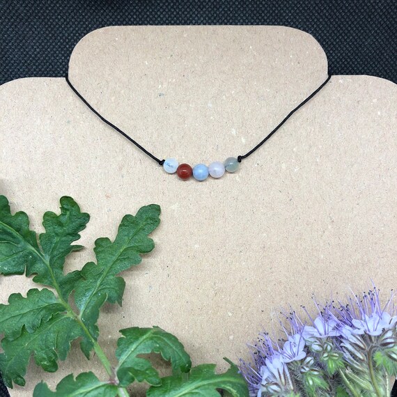 Collar de curación de cristal ajustable de soporte de | Etsy España