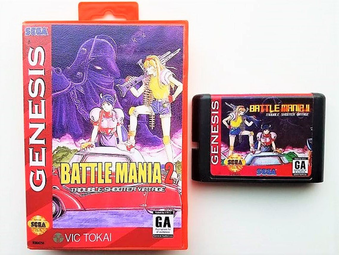 Sega Genesis Battle Mania 2 Trouble Shooter Vintage English | Etsy