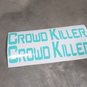 2-pack Crowd Killer Car Decal - Etsy