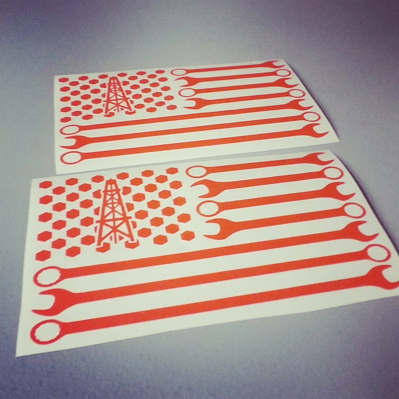 Wrench and Bolt Mechanic American Flag With Optional Sizes! - Etsy