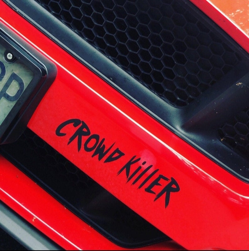 2-pack Crowd Killer Car Decal - Etsy
