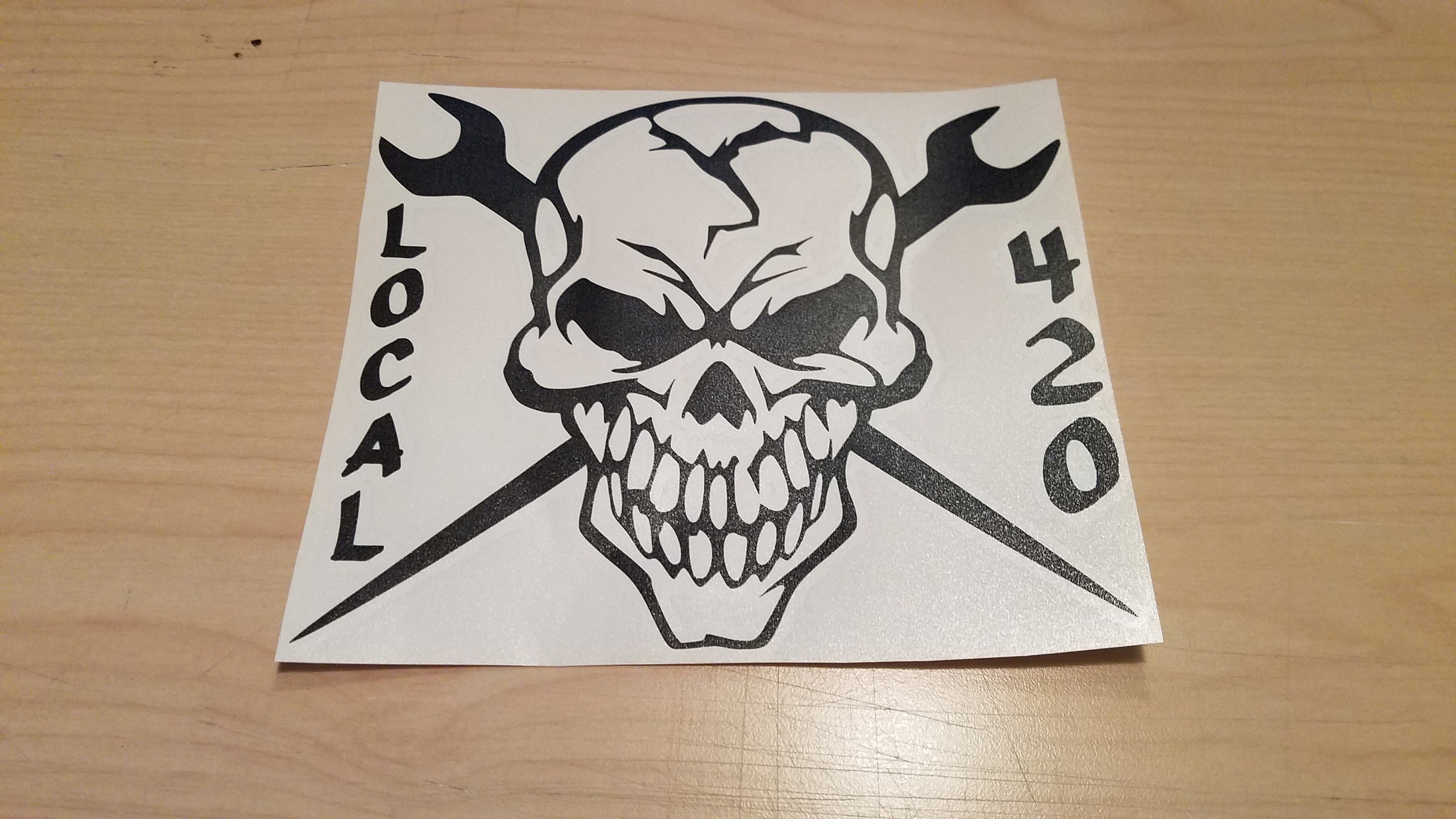 Iron Worker Decal, Union, Local, Sticker - Etsy