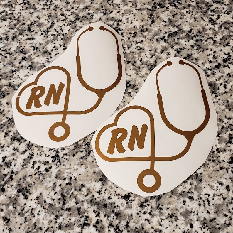 Nurse/rn Decals 2-pack Select Your Choice - Etsy