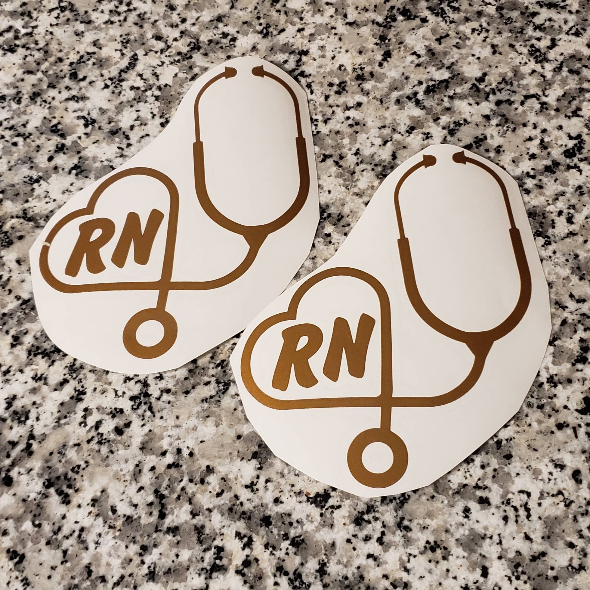Nurse/rn Decals 2-pack Select Your Choice | Etsy