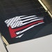 Tattered Flag Decal....thin Blue Line or Thin Red Line Flag - Etsy