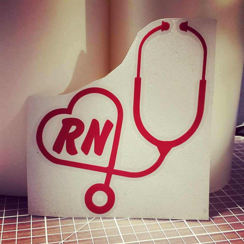 Nurse/rn Decals 2-pack Select Your Choice - Etsy