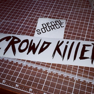 2-pack Crowd Killer Car Decal - Etsy