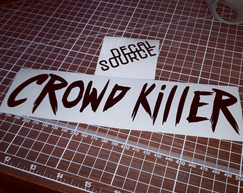 2-pack! Crowd Killer Car Decal! - Etsy