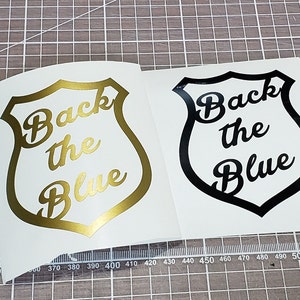 Back the Blue, Police Wife, Support Police, Thin Blue Line Decals 2 ...