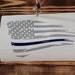 Tattered Flag Decal....thin Blue Line or Thin Red Line Flag - Etsy