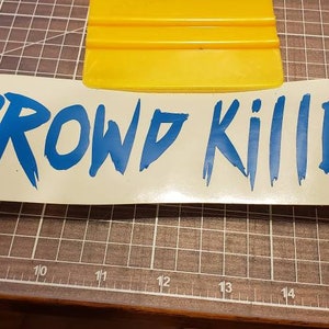 2-pack Crowd Killer Car Decal - Etsy
