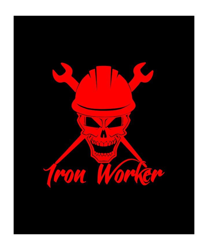 Iron Worker Decal, Union, Local, Sticker - Etsy