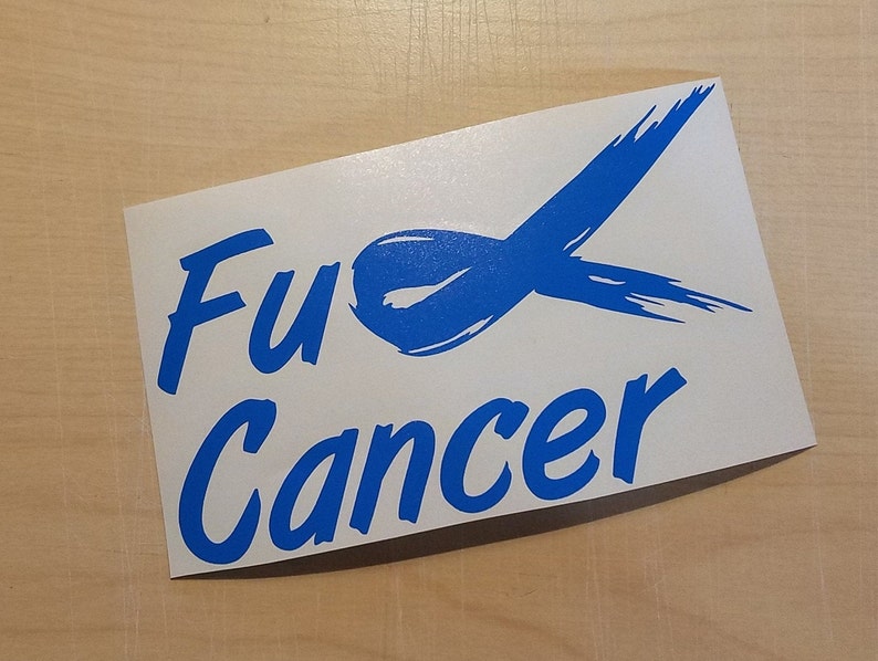 Fuck Cancer Decals 2-pack | Etsy