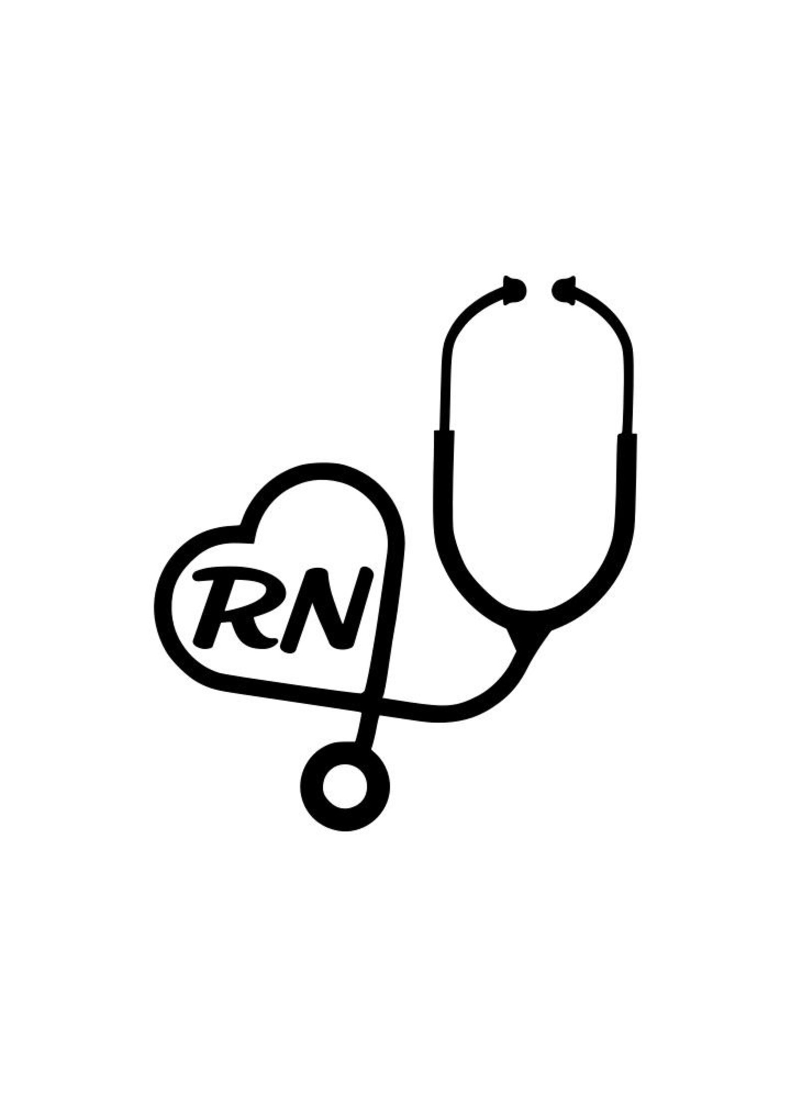 Nurse/rn Decals 2-pack Select Your Choice | Etsy